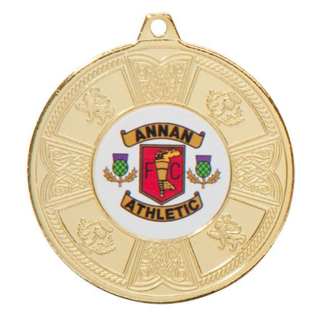 Balmoral Logo Insert Gold Medal 50mm | Trophy Monster