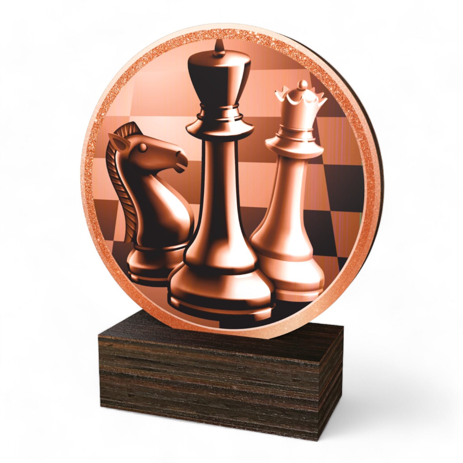 Holt Classic Chess Wood Trophy | Trophy Monster