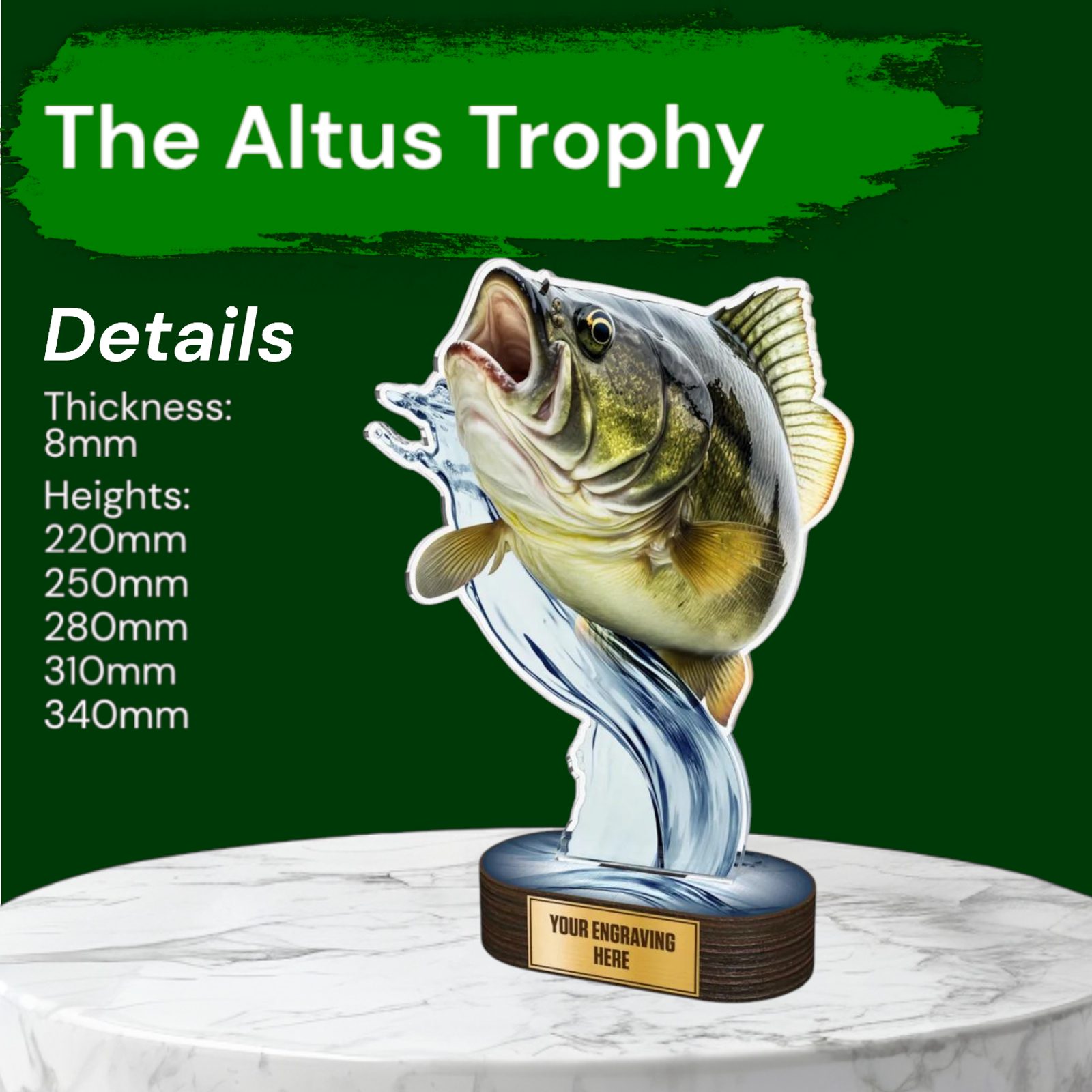 Altus Fishing Bream Trophy | Trophy Monster