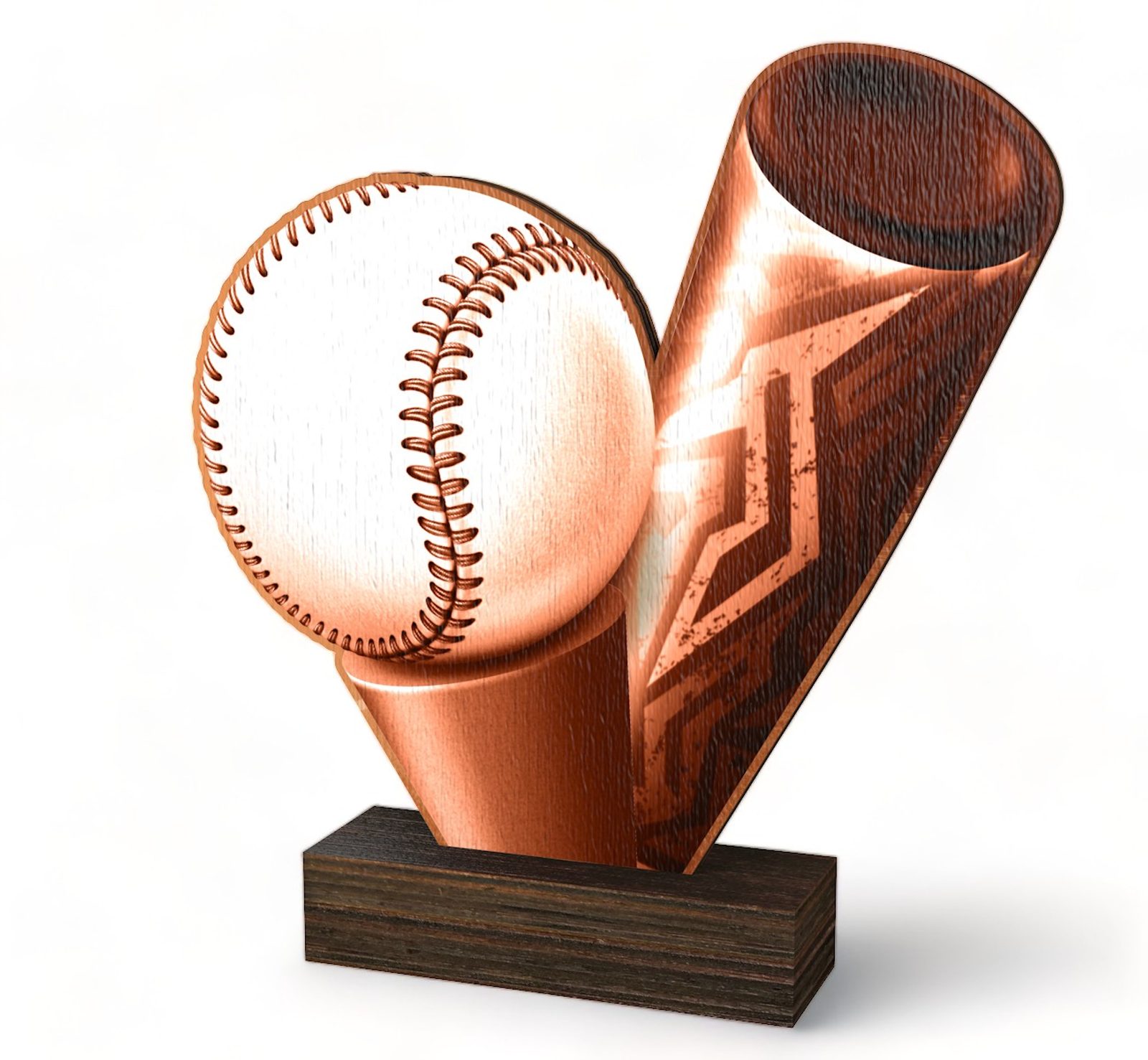 Sierra Classic T-Ball Real Wood Trophy | Trophy Monster