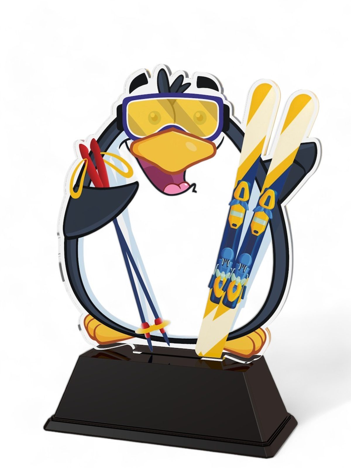 Penguin Kids Skiing Trophy | Trophy Monster
