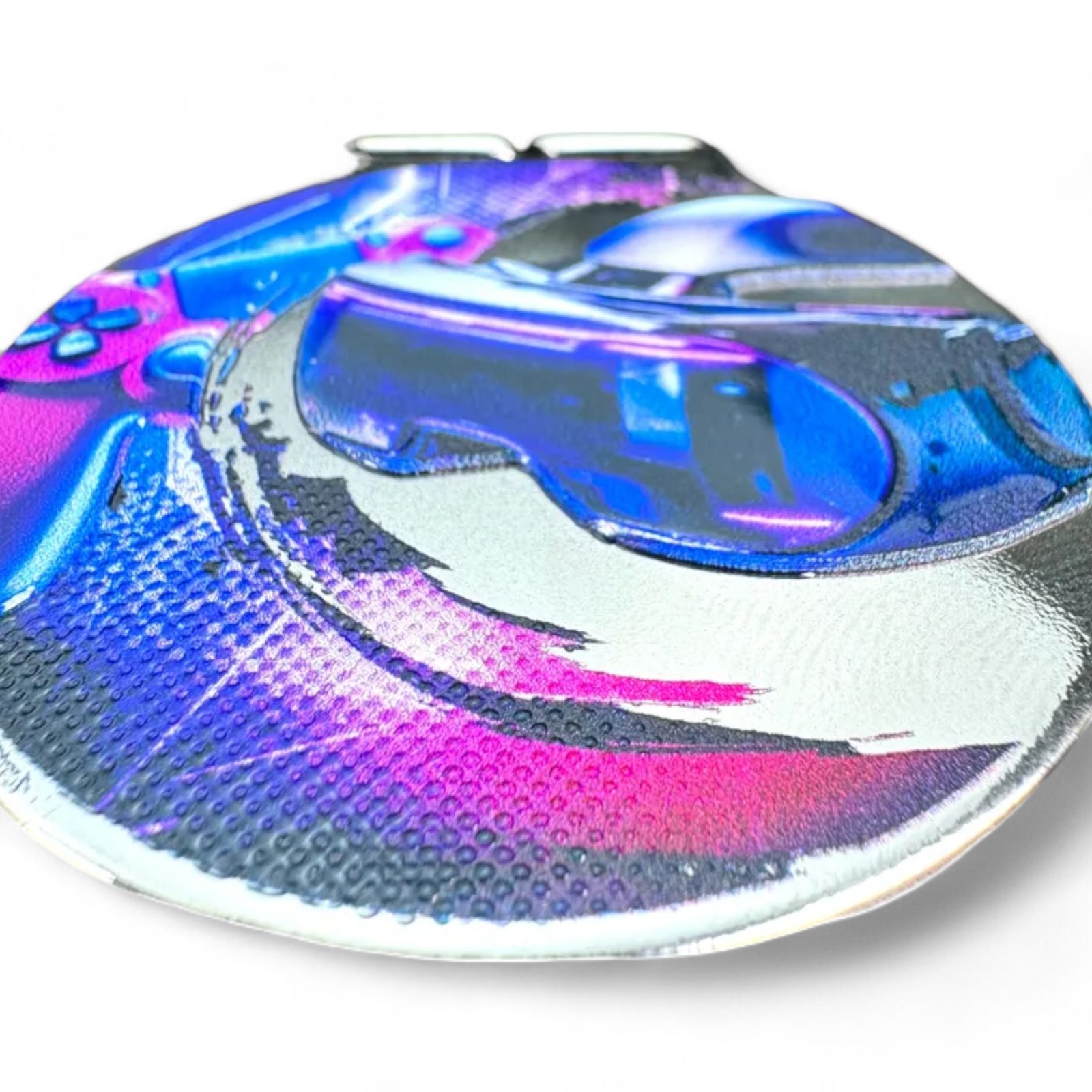 Vulcan eSports Silver Texture Print Medal | Trophy Monster