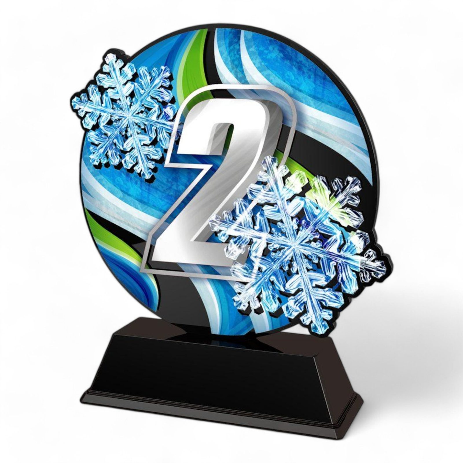 Avoriaz 2nd Place Snowflake Trophy | Trophy Monster