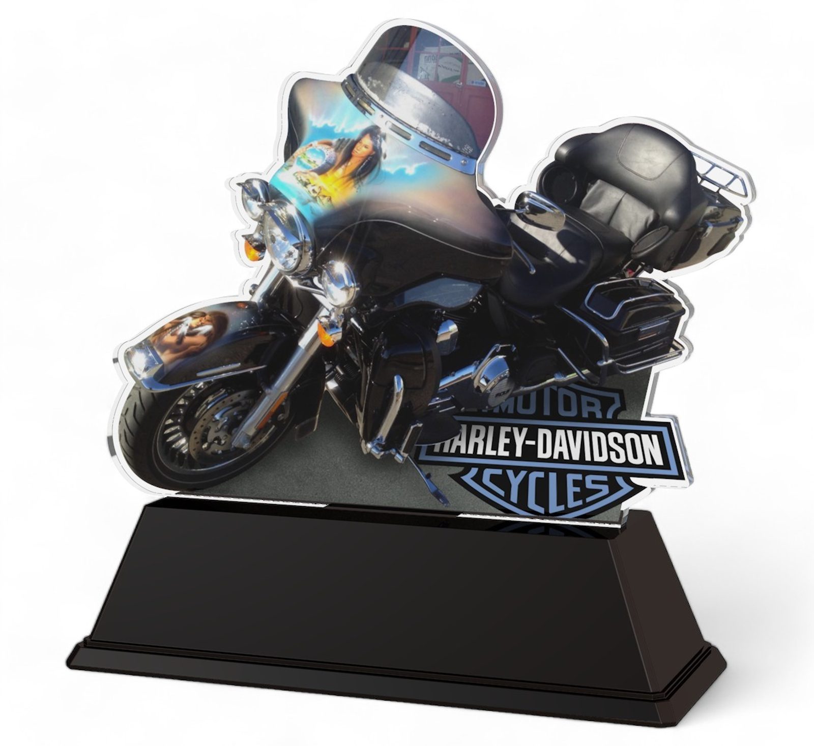 Edison Photo Custom Made Acrylic Award | Trophy Monster
