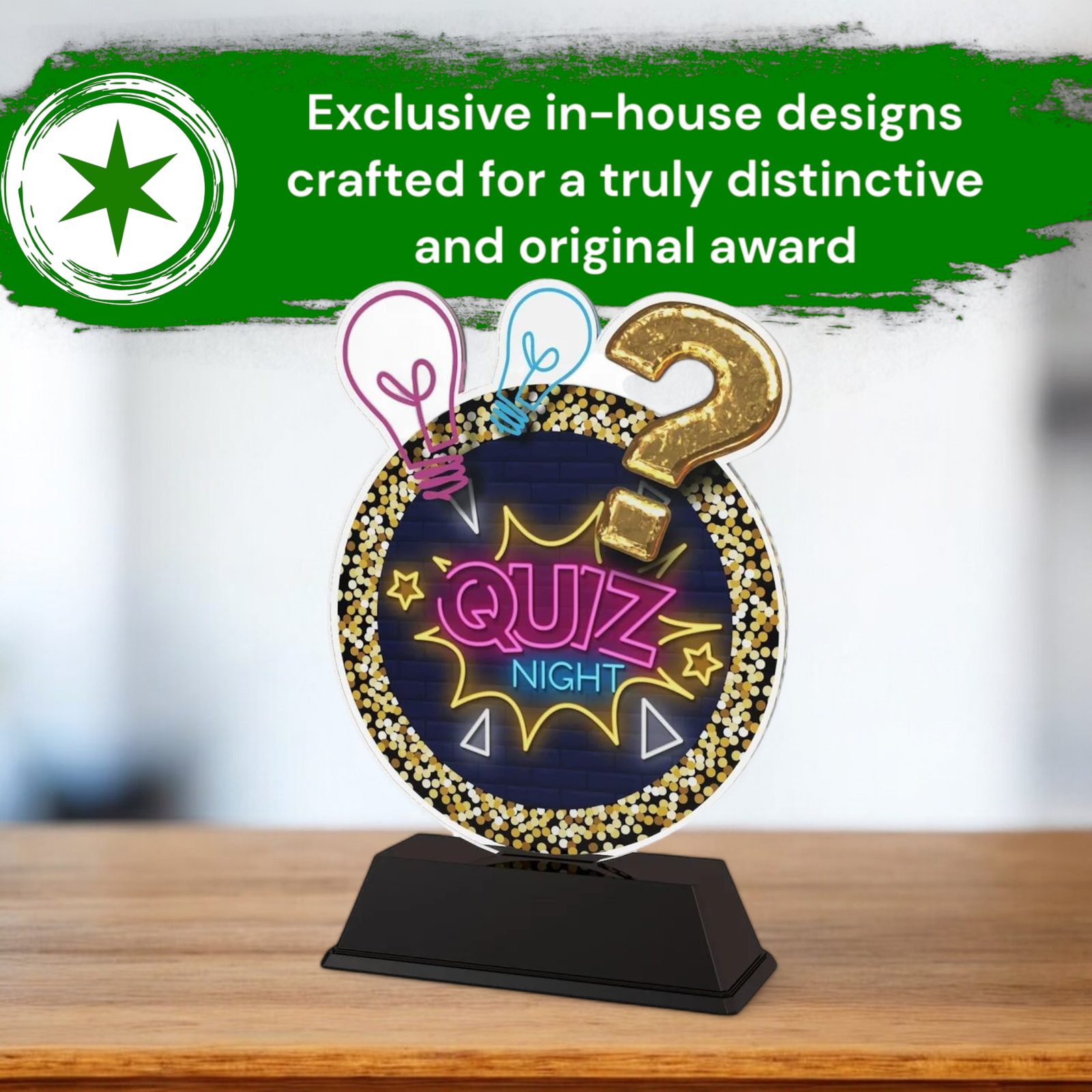 Ostrava Quiz Night Trophy | Quiz Trophies | Trophy Monster