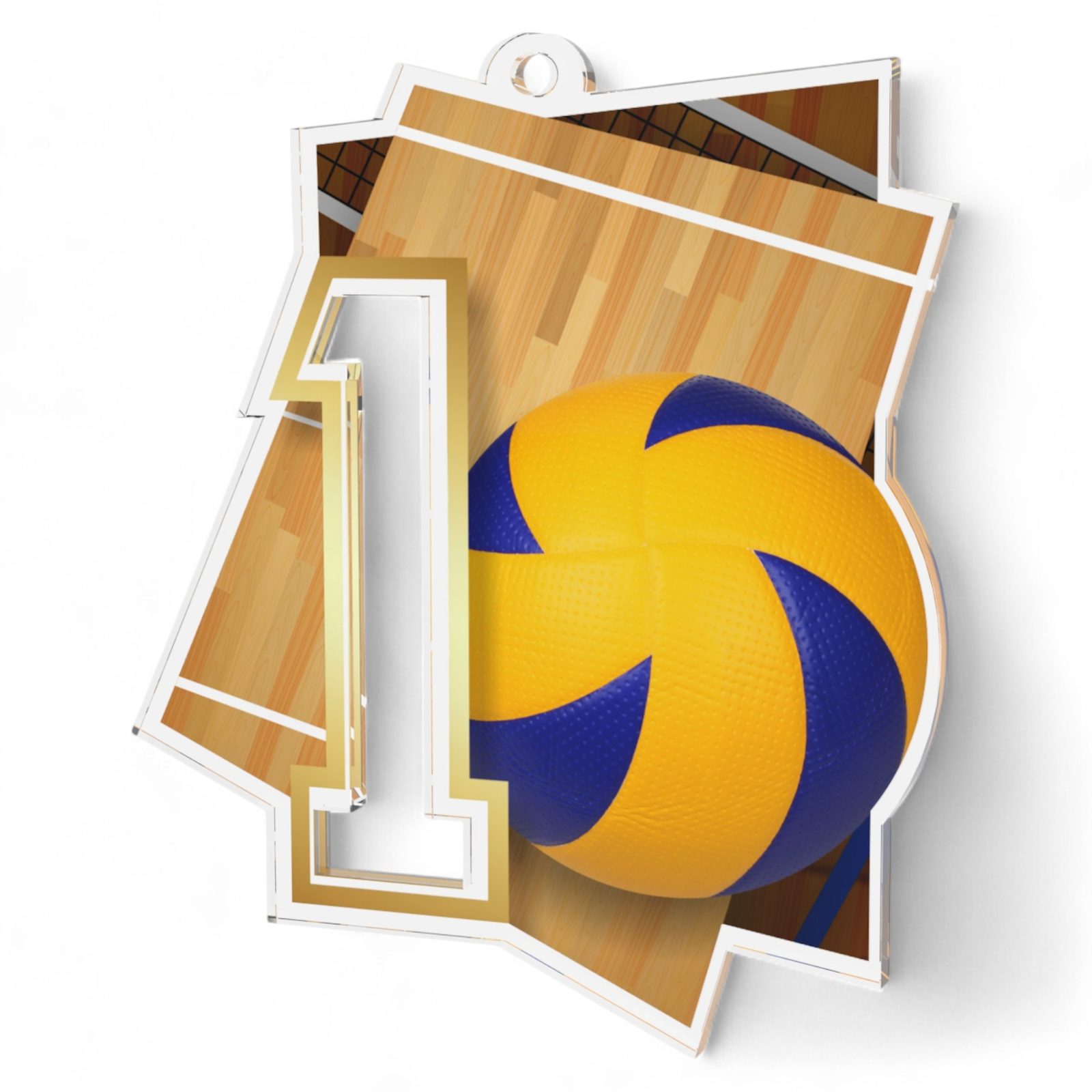 Poznan Volleyball Number 1 Medal | Trophy Monster