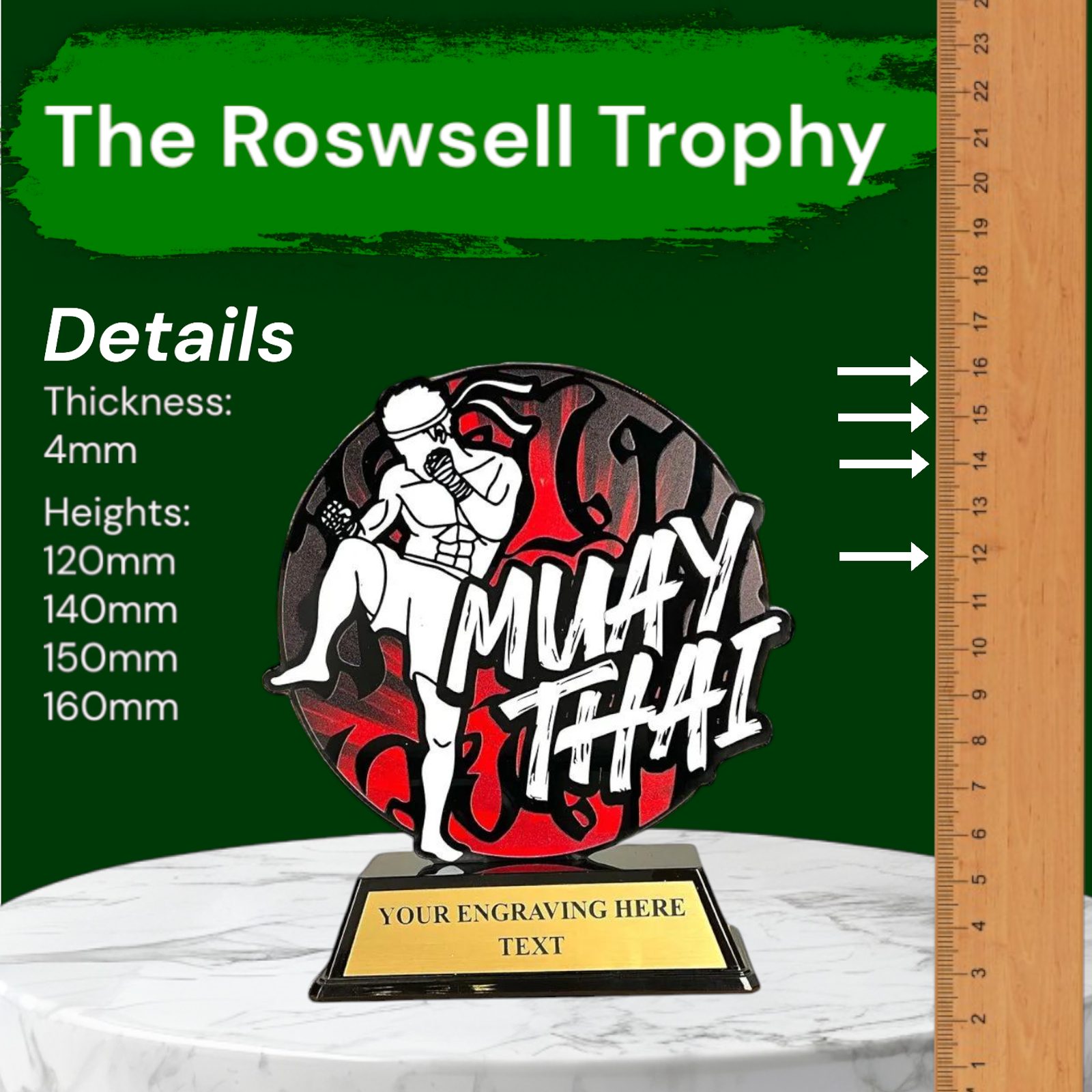 Roswell Muay Thai Trophy | Trophy Monster