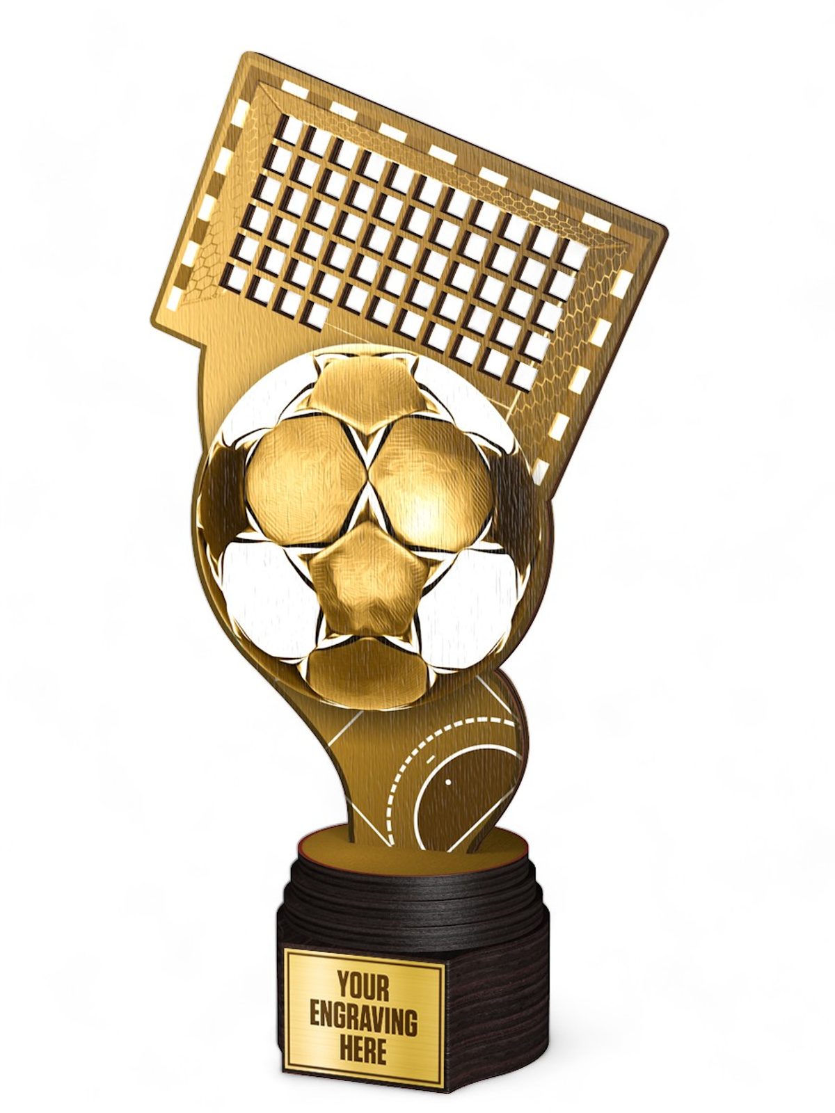 Frontier Classic Real Wood Handball Trophy | Trophy Monster