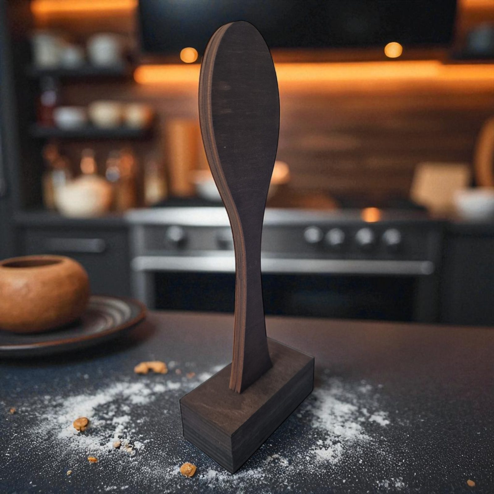 Sierra Wooden Spoon Star Baker Real Wood Trophy | Trophy Monster
