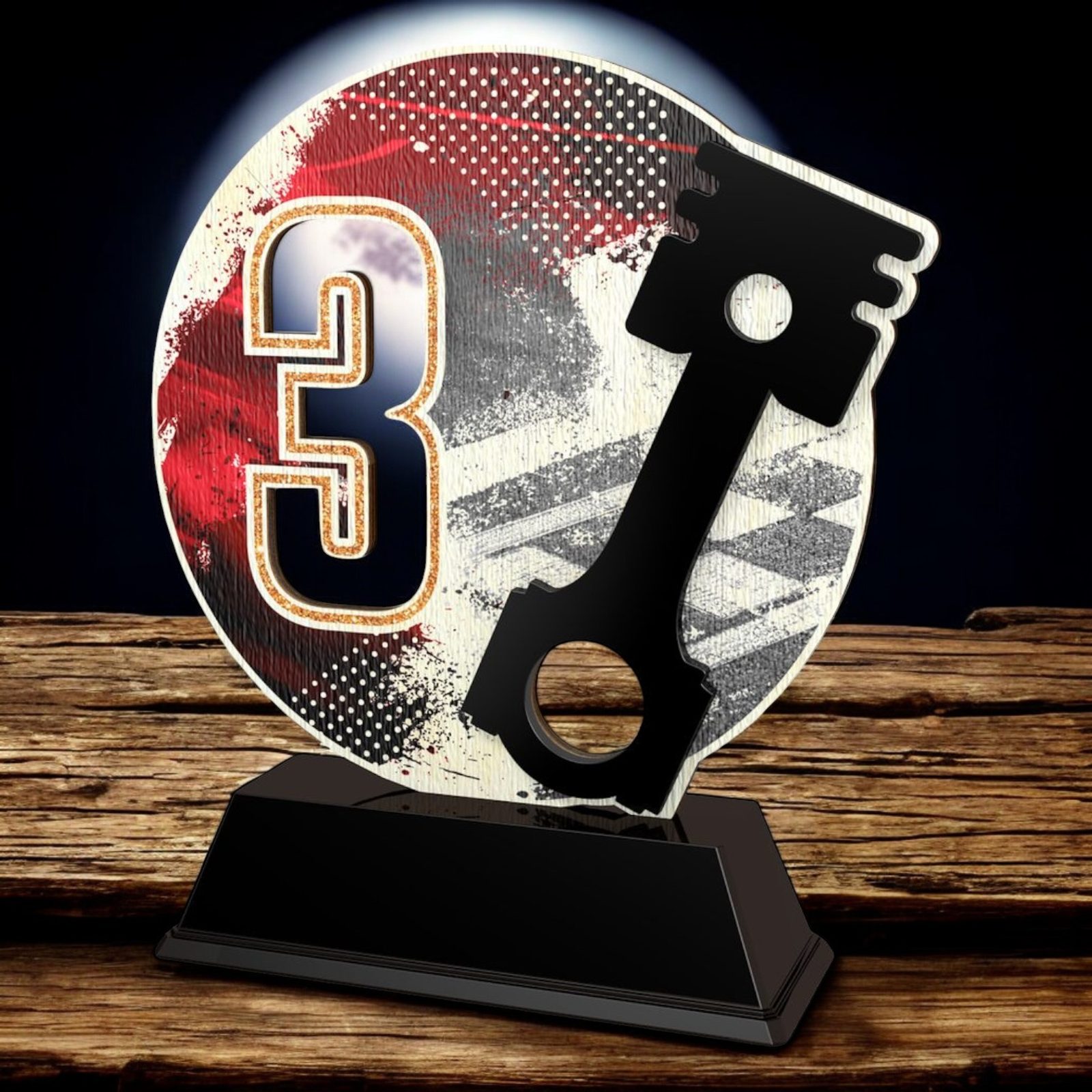 Eclipse Motorsports Piston Trophy | Trophy Monster