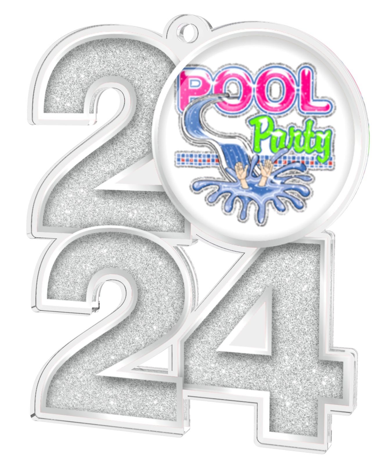 Swimming Pool Party 2024 Medal | Trophy Monster