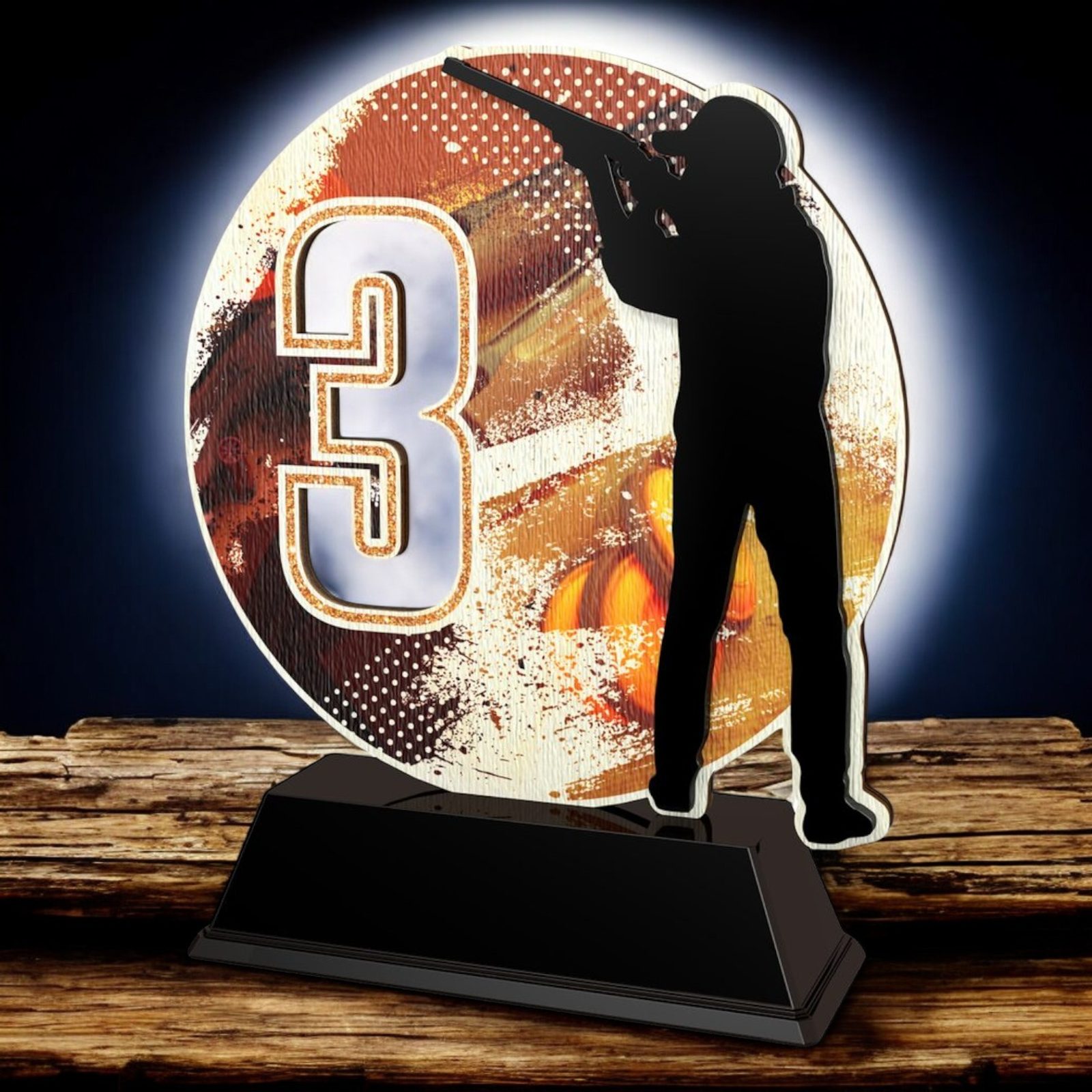 Eclipse Clay Pigeon Shooting Trophy | Trophy Monster