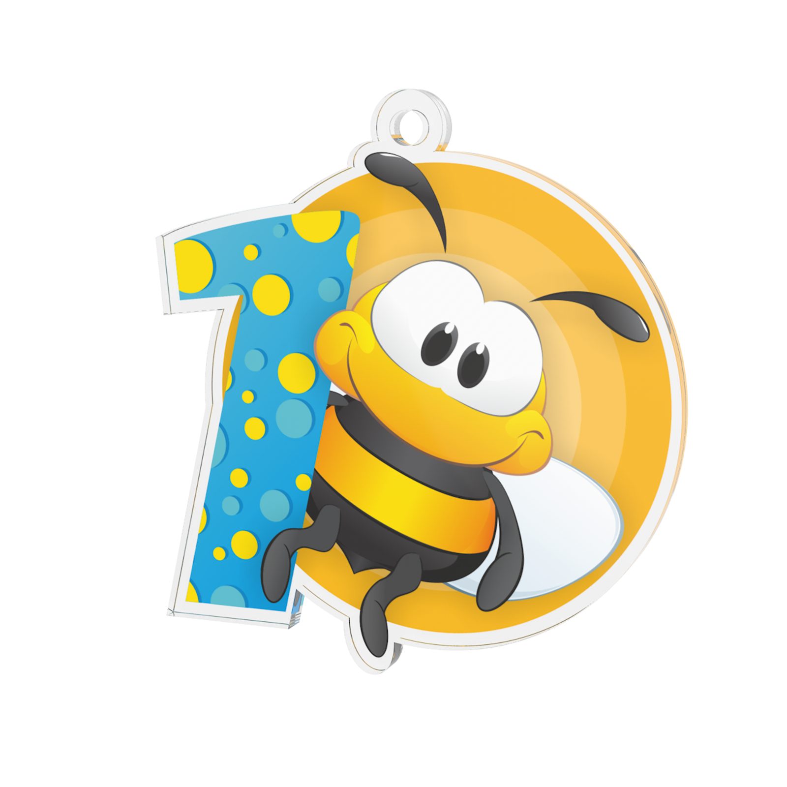 Bumble Bee Blue 1st Place Medal | Trophy Monster