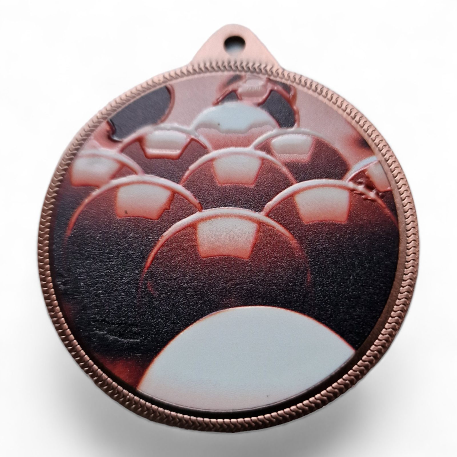 Snooker Texture 3D Print Medal (2) | Trophy Monster