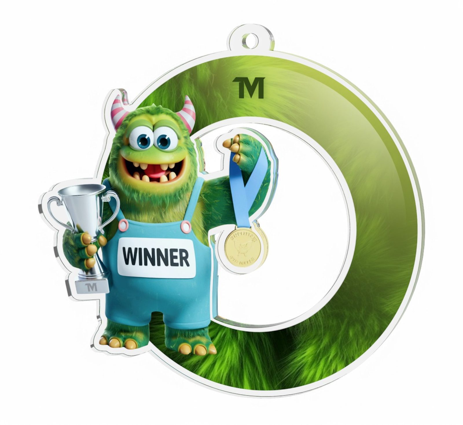 "Victorino" The Winner Trophy Monster Inspire Medal | Trophy Monster