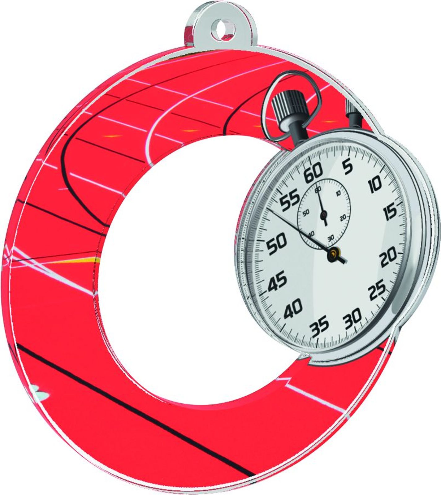 Rio Athletics Running Stopwatch Medal | Trophy Monster