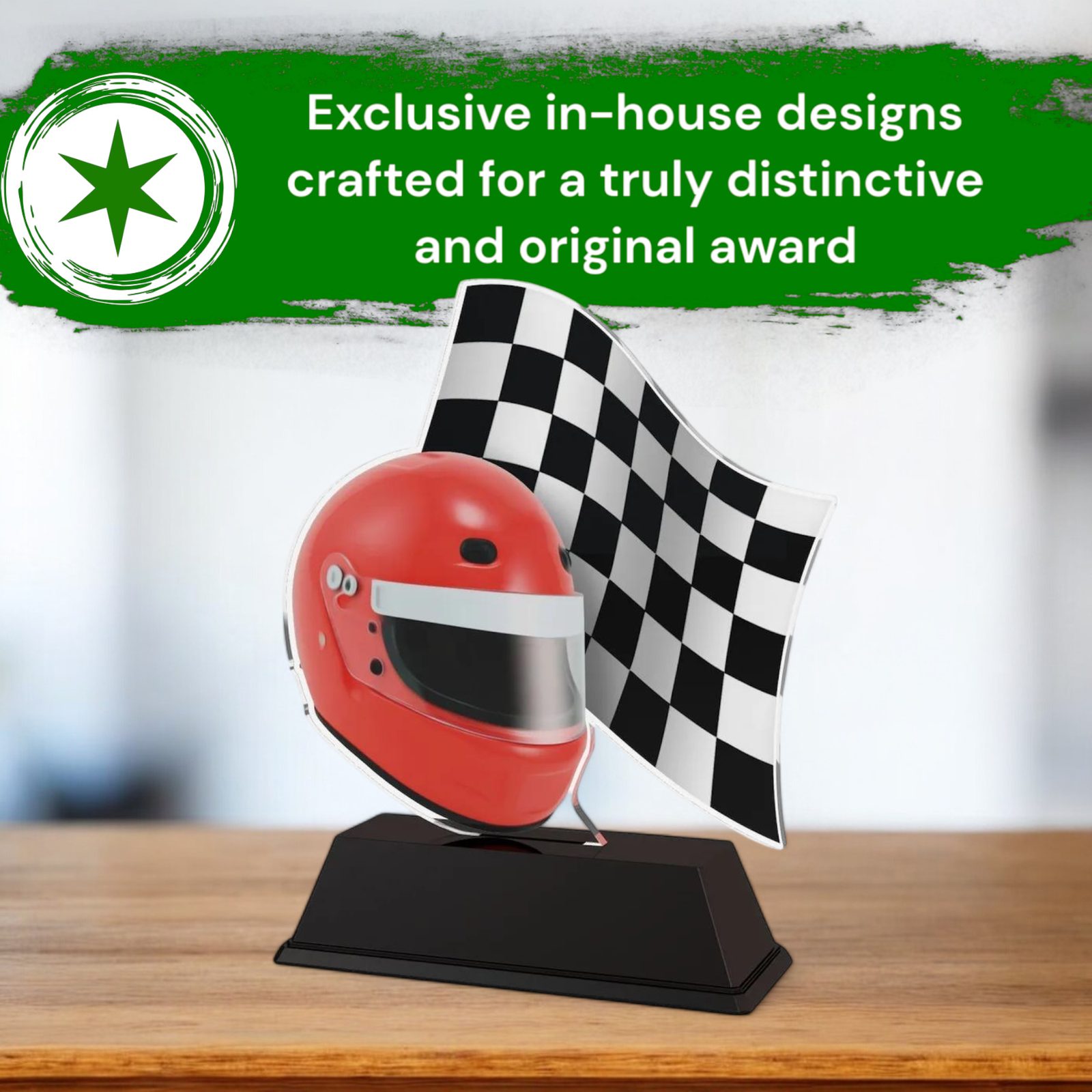 Ostrava Motorsport Helmet Trophy | Trophy Monster