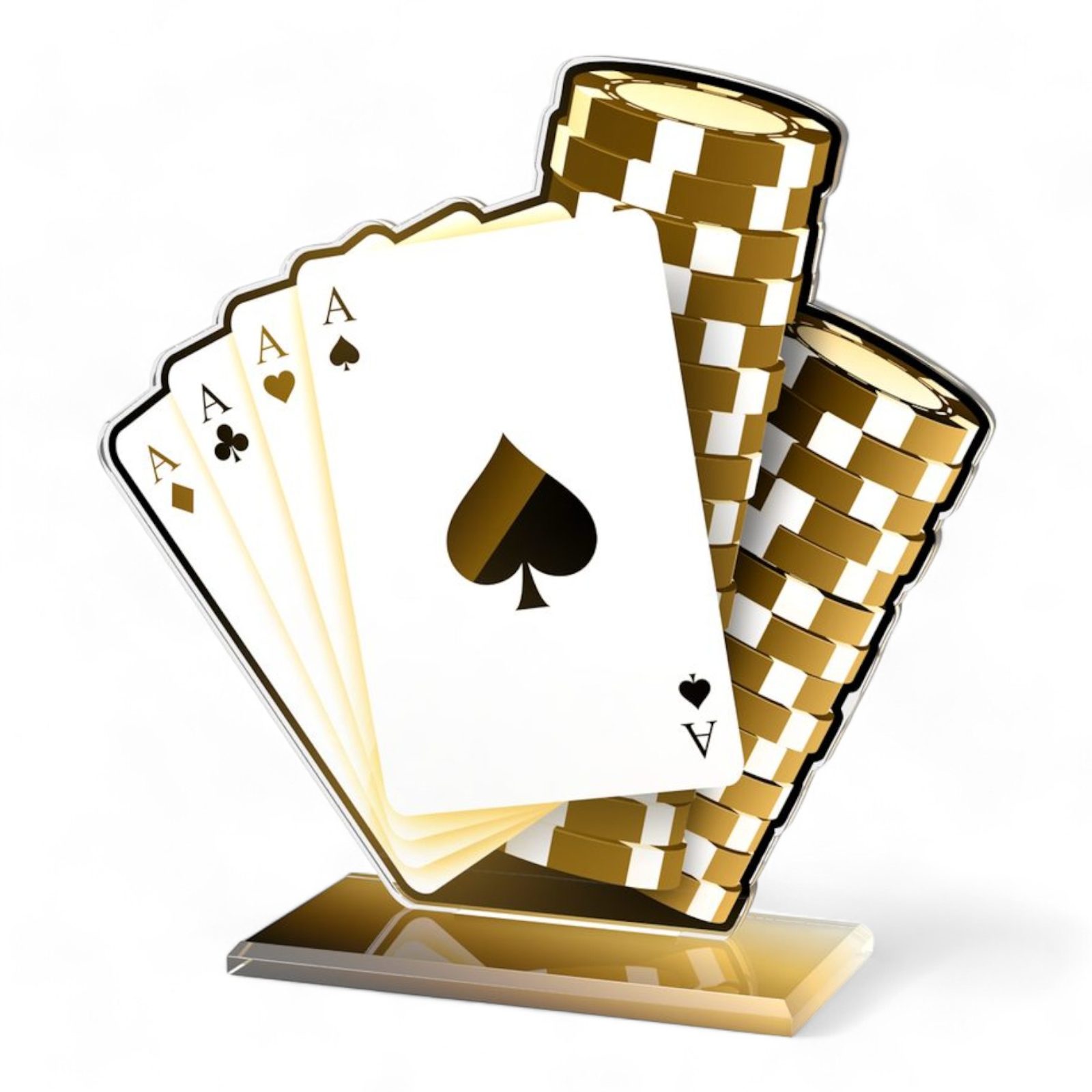 Cannes Classic Playing Cards Trophy | Trophy Monster