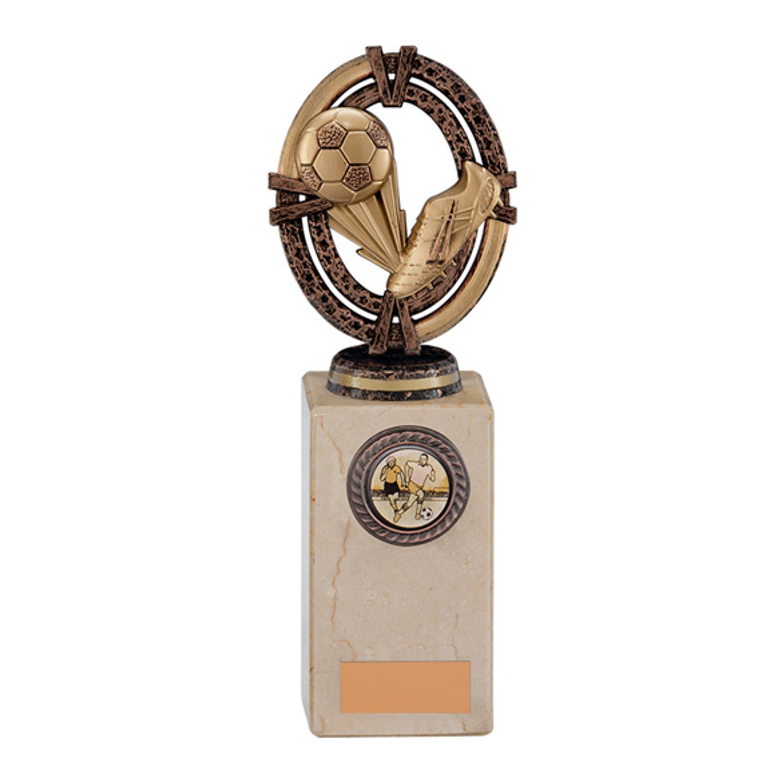 Maverick Legend Boot and Ball Football Trophy (FREE LOGO) | Trophy Monster