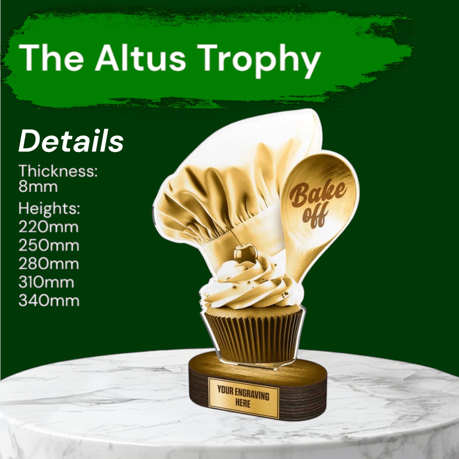 Altus Classic Bake Off Trophy | Trophy Monster