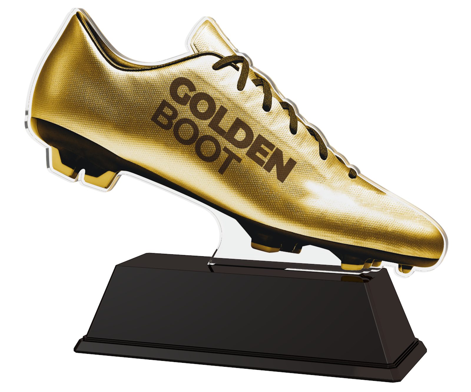 Contemporary Golden Boot Football Trophy | Trophy Monster