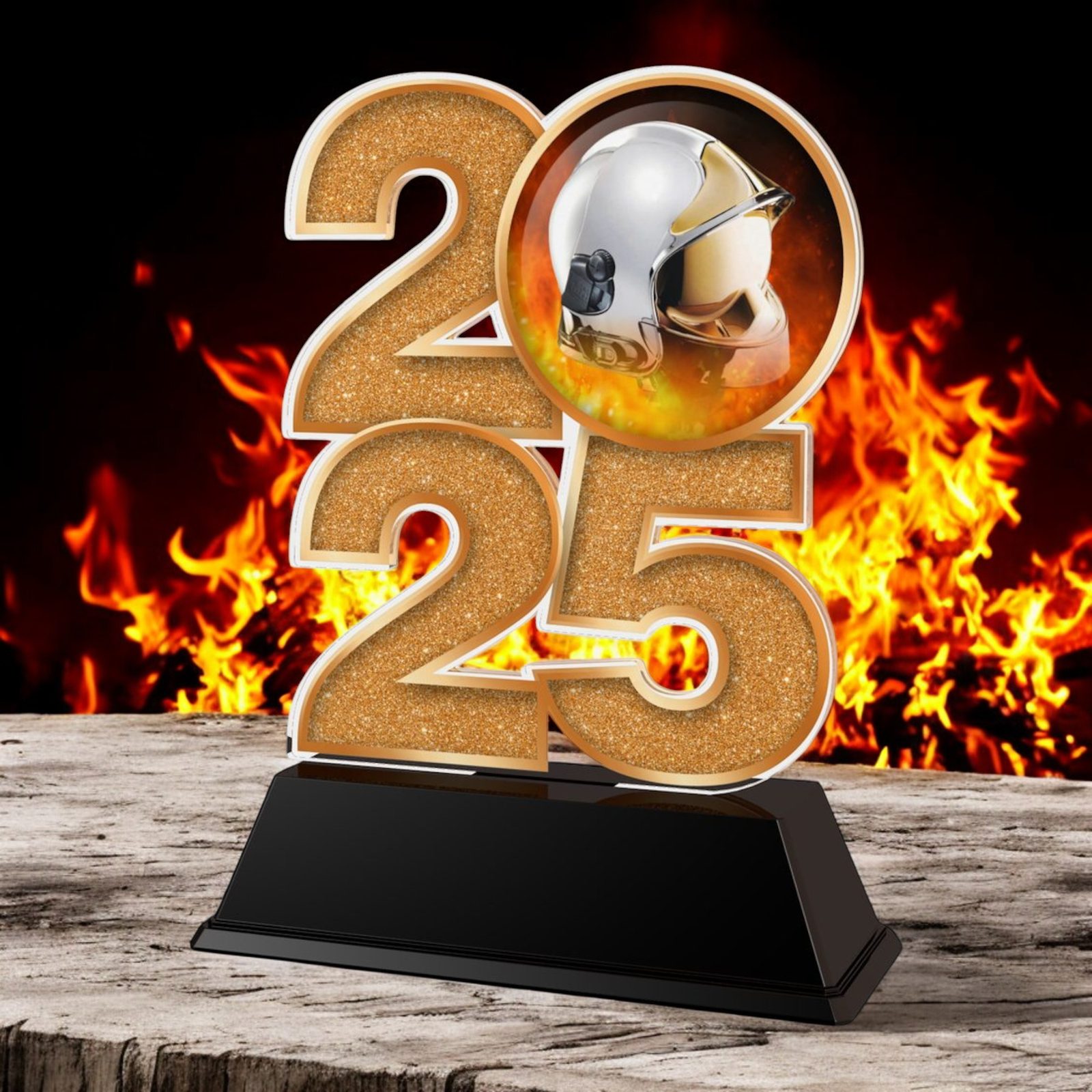 Firefighter 2025 Trophy | Trophy Monster