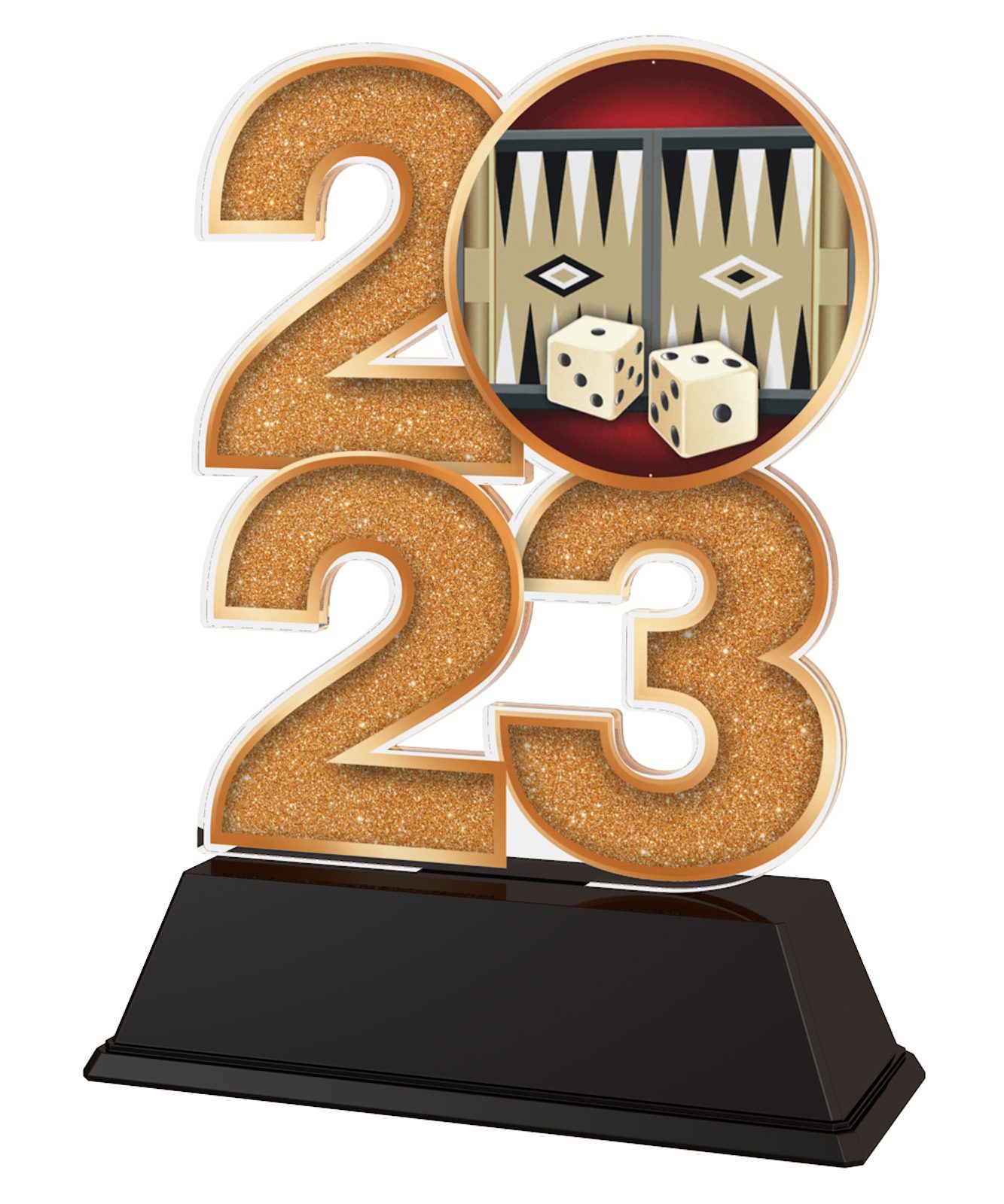 Backgammon 2023 Trophy | Trophy Monster