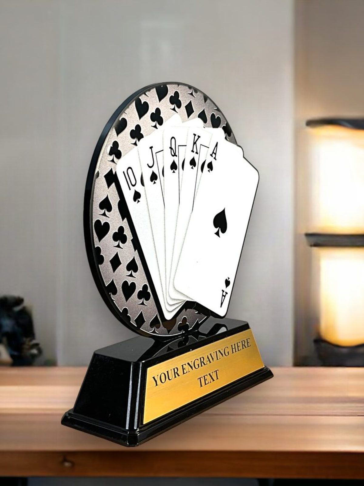 Roswell Playing Cards Trophy | Trophy Monster