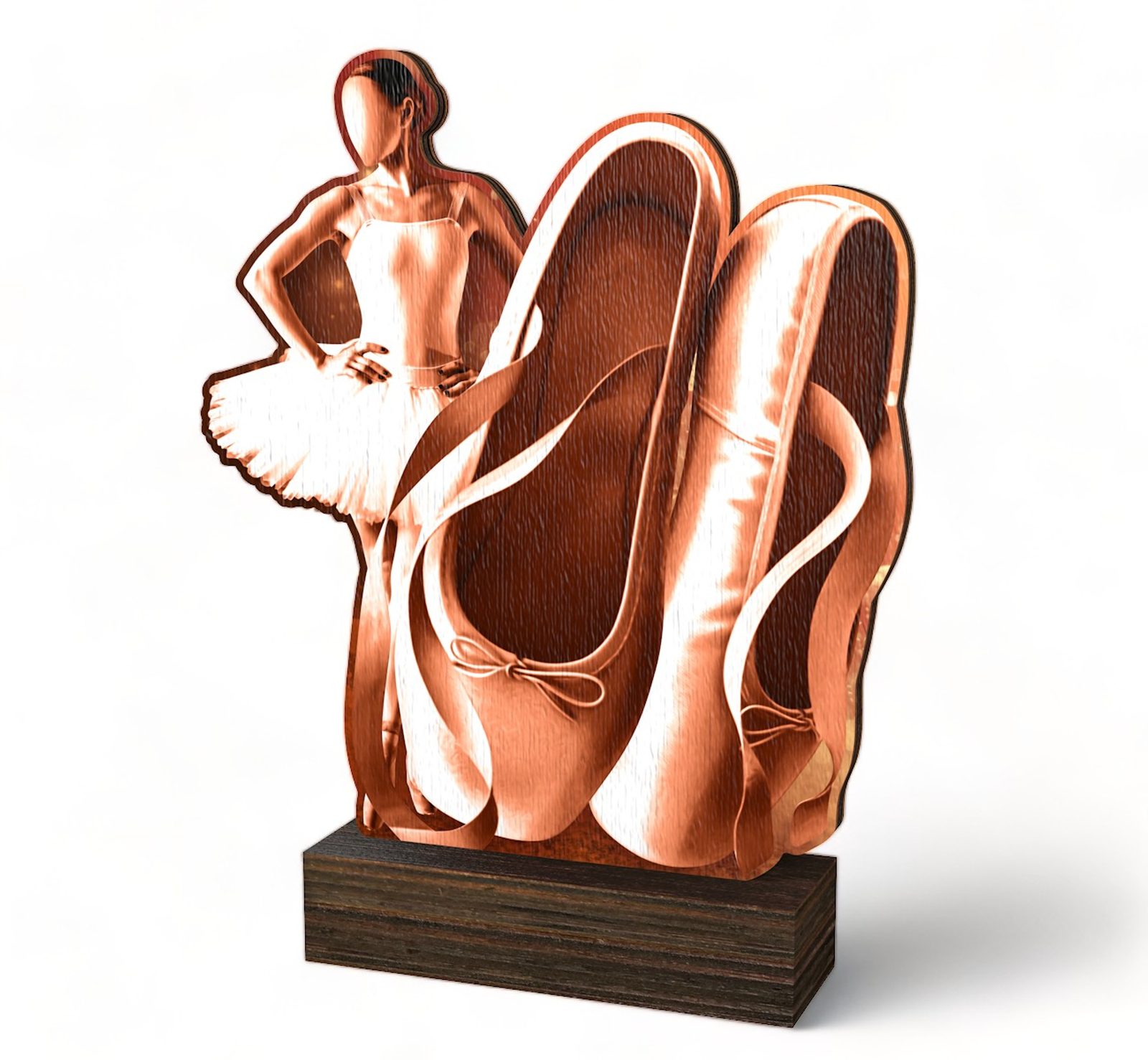 Sierra Classic Ballet Dance Wood Trophy | Trophy Monster