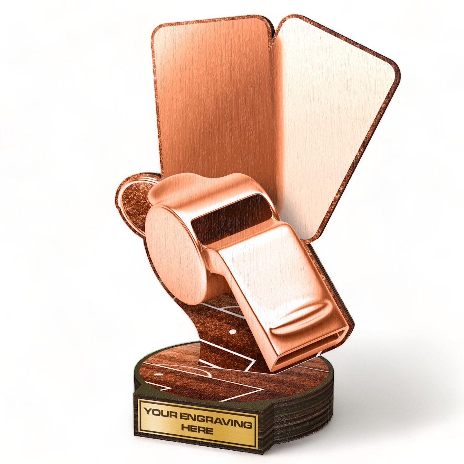 Grove Classic Referee Real Wood Trophy | Trophy Monster