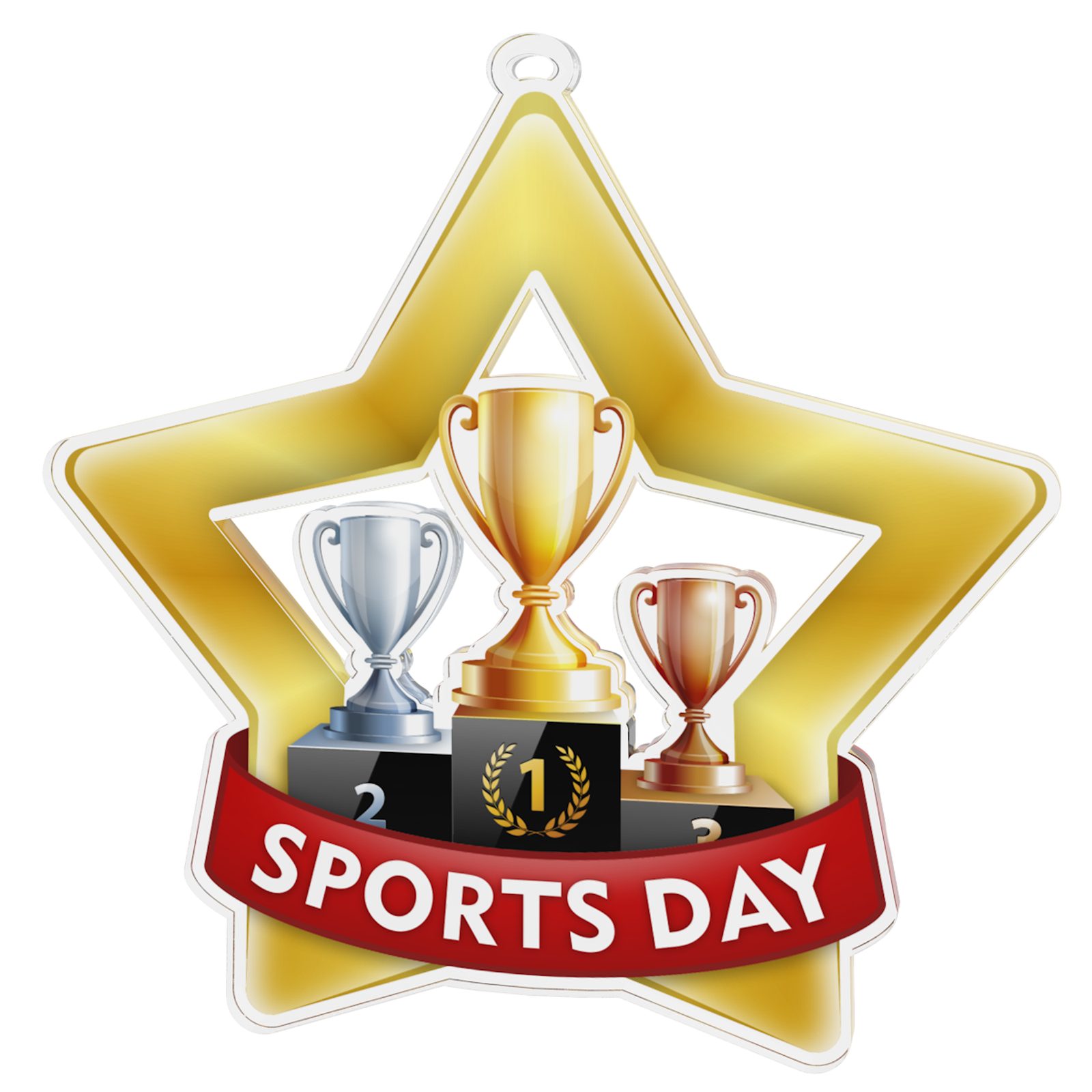 Sports Day Star Gold Medal | Trophy Monster