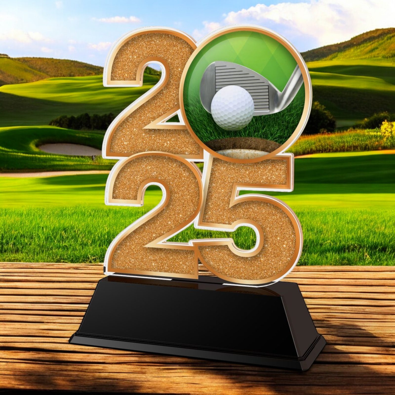 Golf 2025 Trophy | Trophy Monster