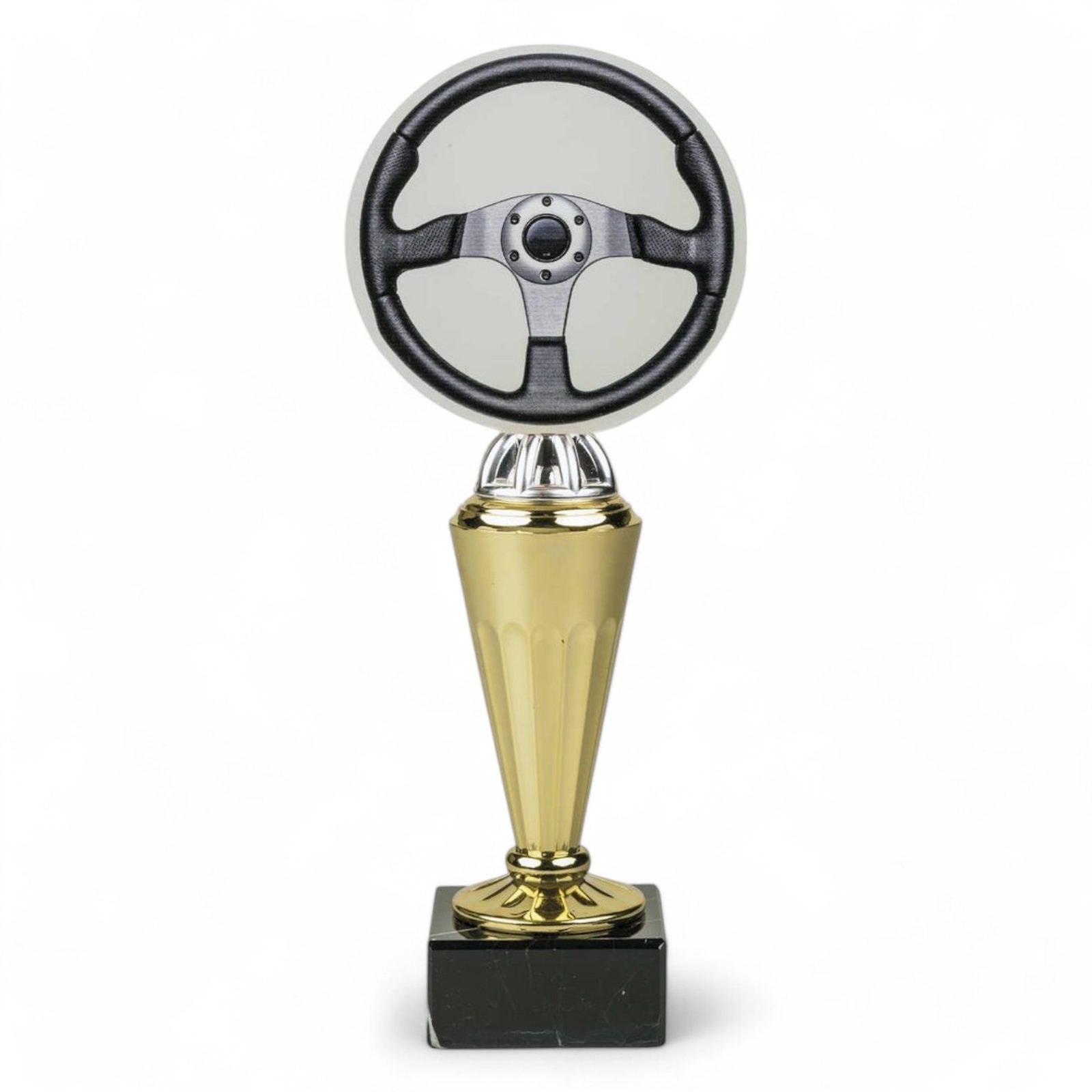 Capri Motorsports Steering Wheel Trophy | Trophy Monster