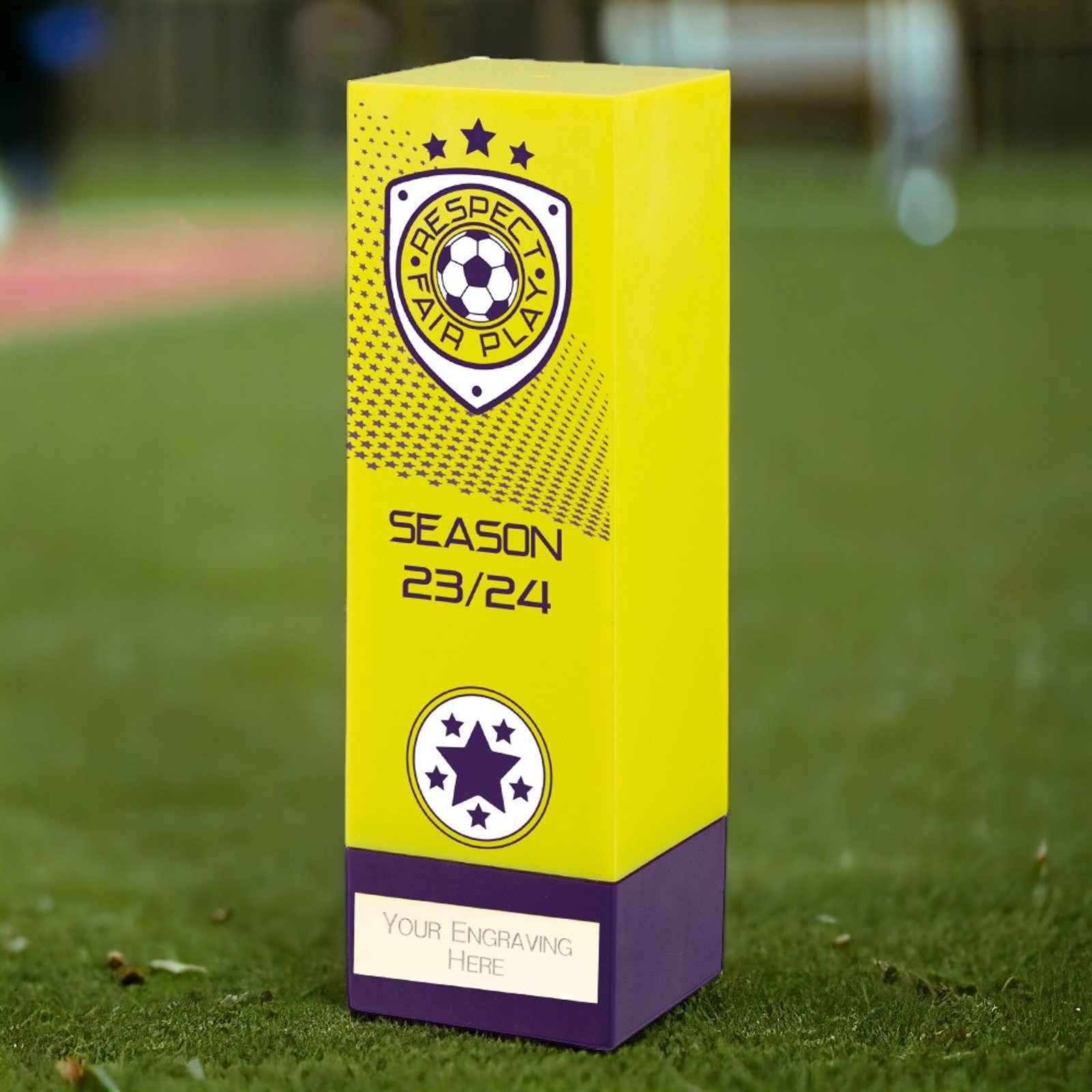 Prodigy Tower Football Trophy (FREE CLUB LOGO) | Trophy Monster