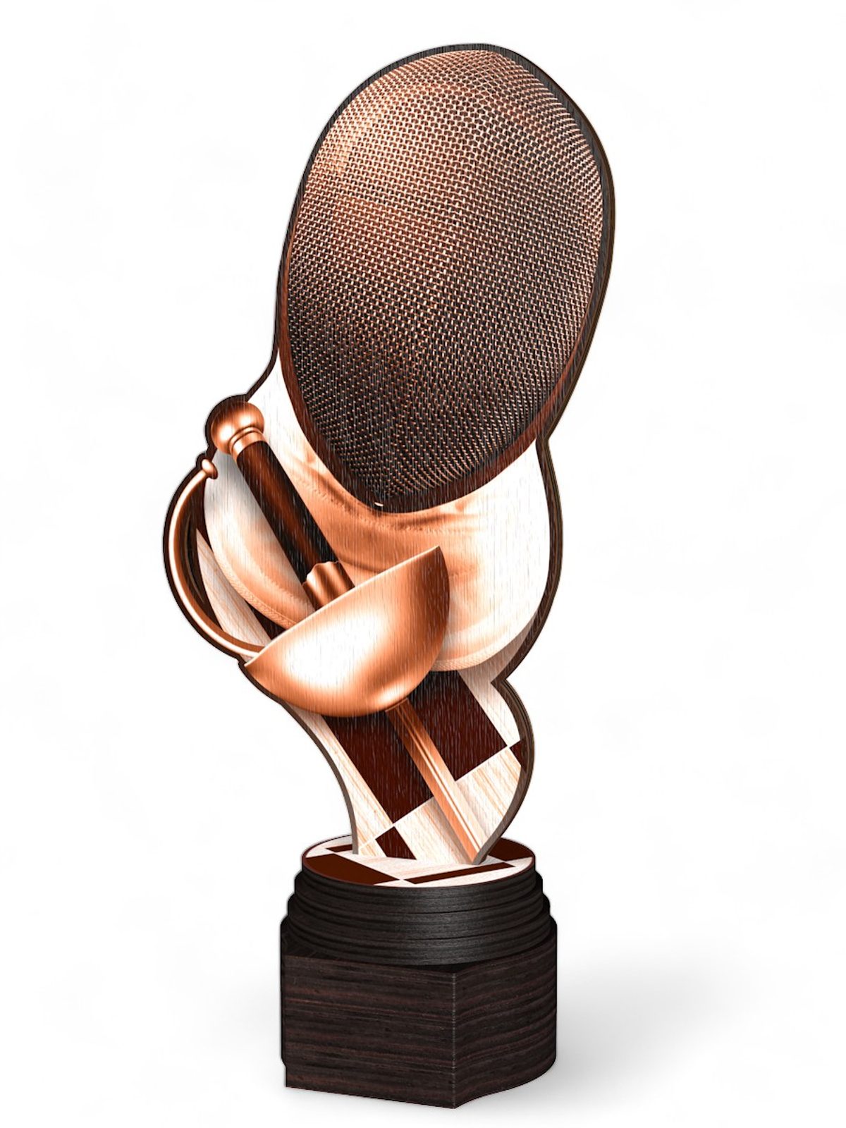 Frontier Classic Real Wood Fencing Trophy | Trophy Monster