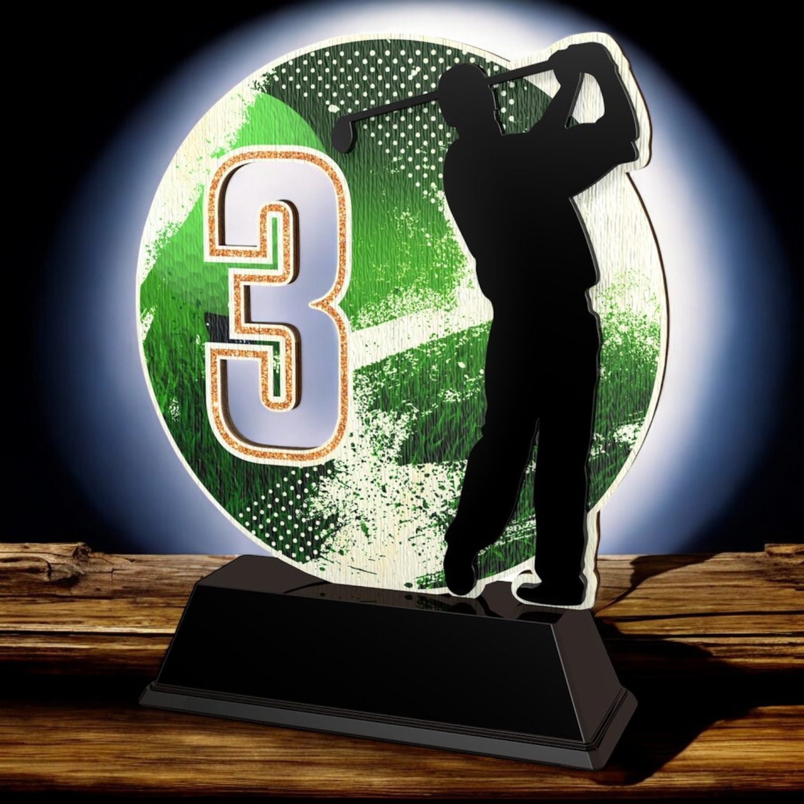 Eclipse Golf Trophy | Trophy Monster