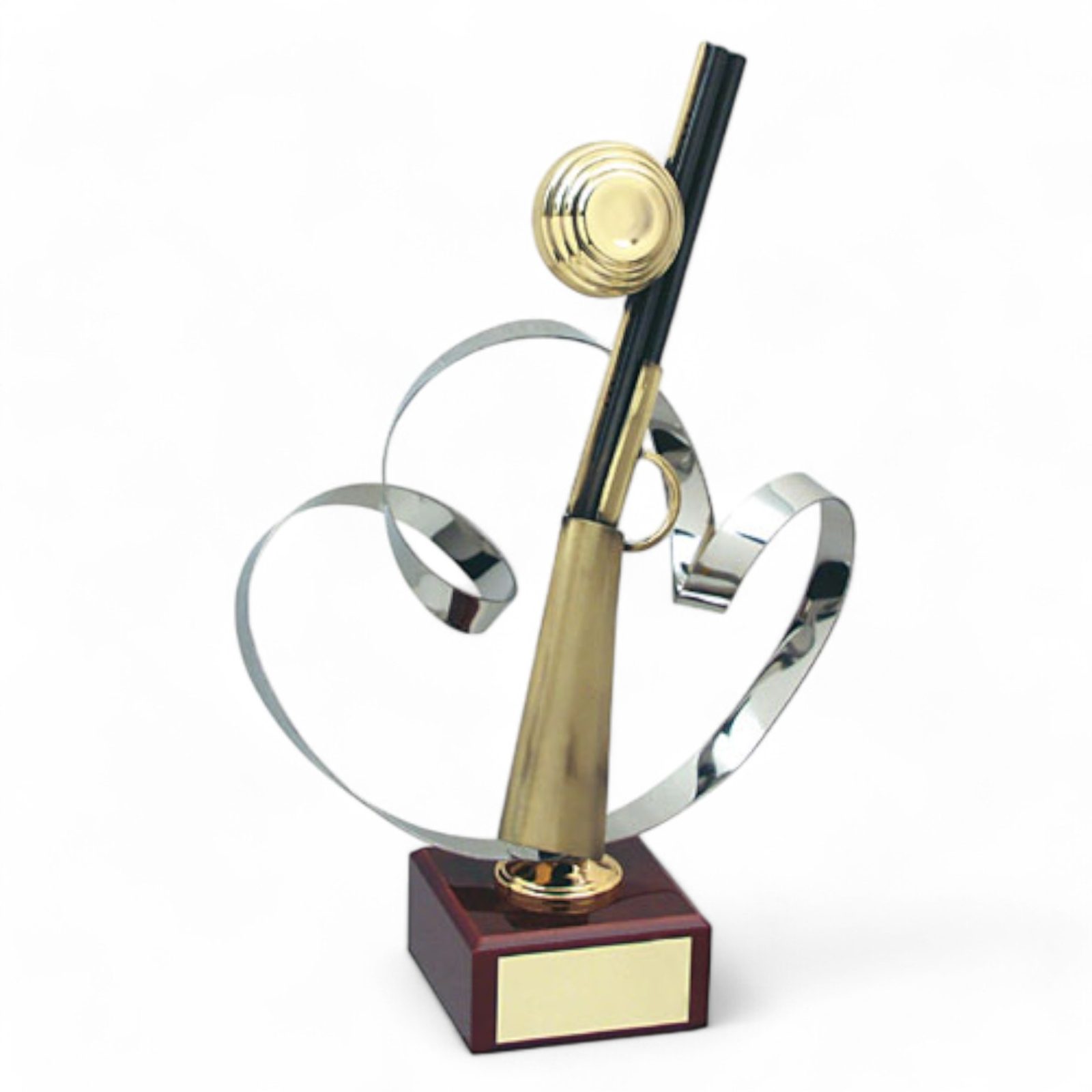 Leon Clay Pigeon Shooting Handmade Metal Trophy | Trophy Monster
