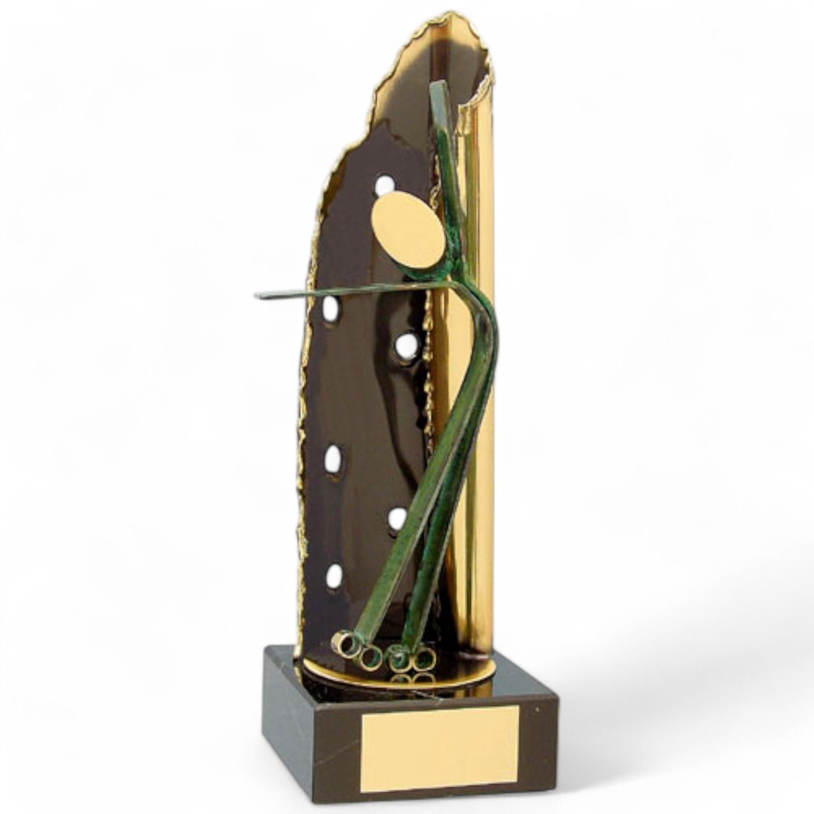 Terriente Figure Skating Handmade Metal Trophy | Trophy Monster