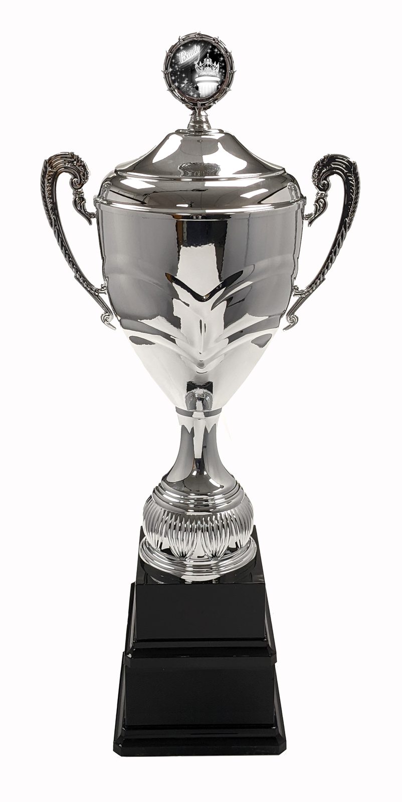 Skyscraper Beauty Pageant Silver Perpetual Logo Cup | Trophy Monster