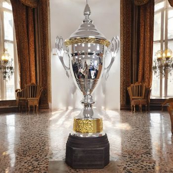 Dorchester Silver Cup with Lid | Trophy Monster
