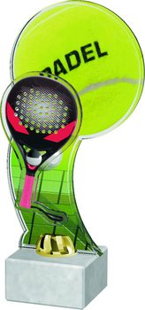 Vienna Padel Tennis Ball Trophy | Trophy Monster