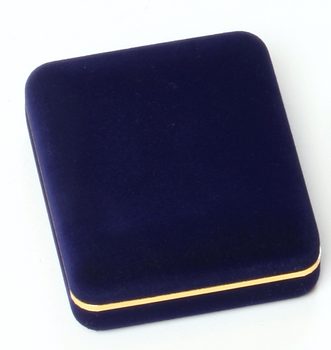 Deluxe Velour Medal Box Blue 50mm | Trophy Monster