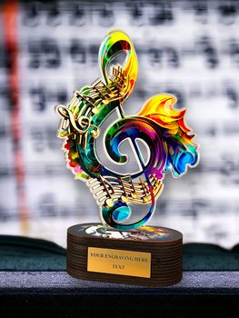 Altus Music Treble Clef Trophy | Trophy Monster