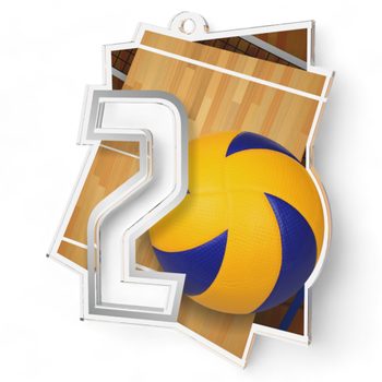 Poznan Volleyball Number 2 Medal | Trophy Monster