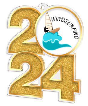 Windsurfing 2024 Medal | Trophy Monster
