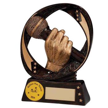 Typhoon Microphone Singing Trophy | Trophy Monster