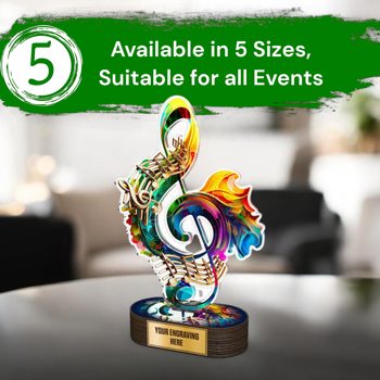 Altus Music Treble Clef Trophy | Trophy Monster