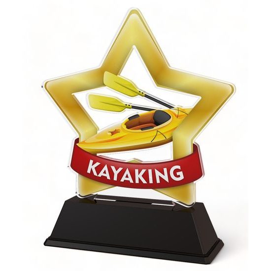 Mini Star Kayak Trophy | Trophy Monster