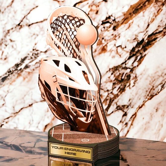 Grove Classic Lacrosse Wood Trophy | Trophy Monster