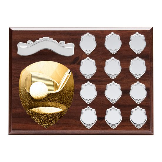 Wessex Golf Wooden 12 Year Annual Shield | Trophy Monster